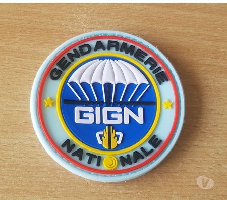 écusson patch silicone logo gign gendarmerie nationale - Bruxelles ...